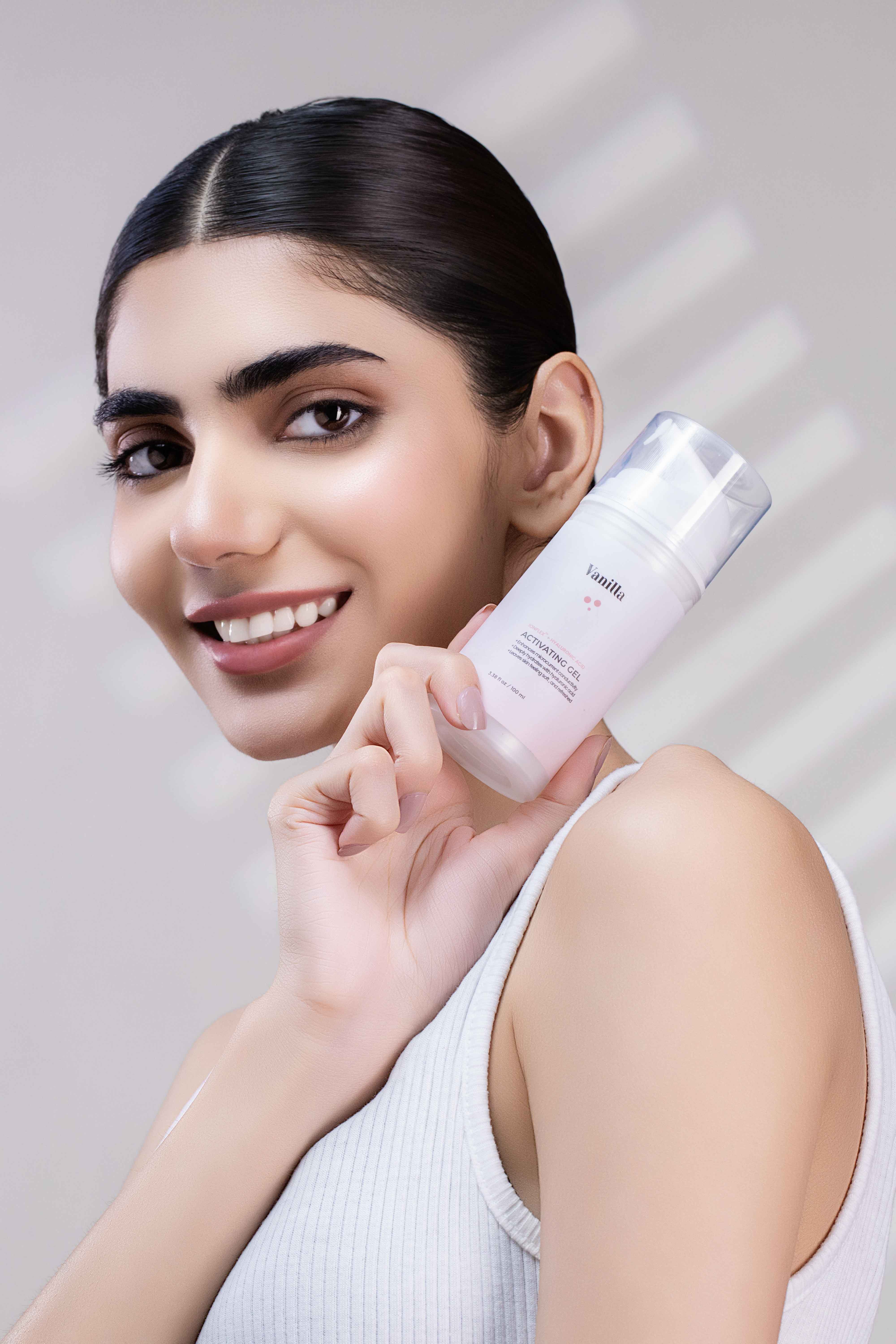 Female Model Photography with products – HOOP STUDIOS